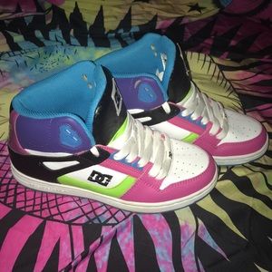 DC Shoes | Fly Neon Sneakers | Poshmark